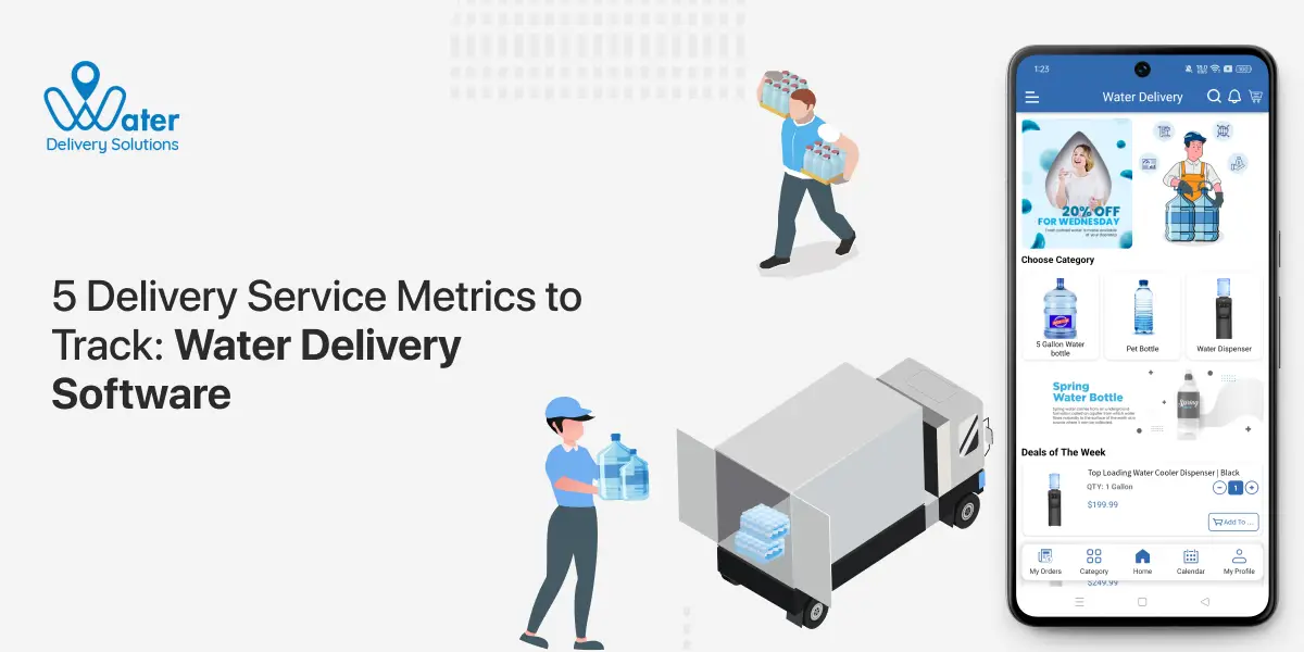 5 Delivery Service Metrics to Track: Water Delivery Software